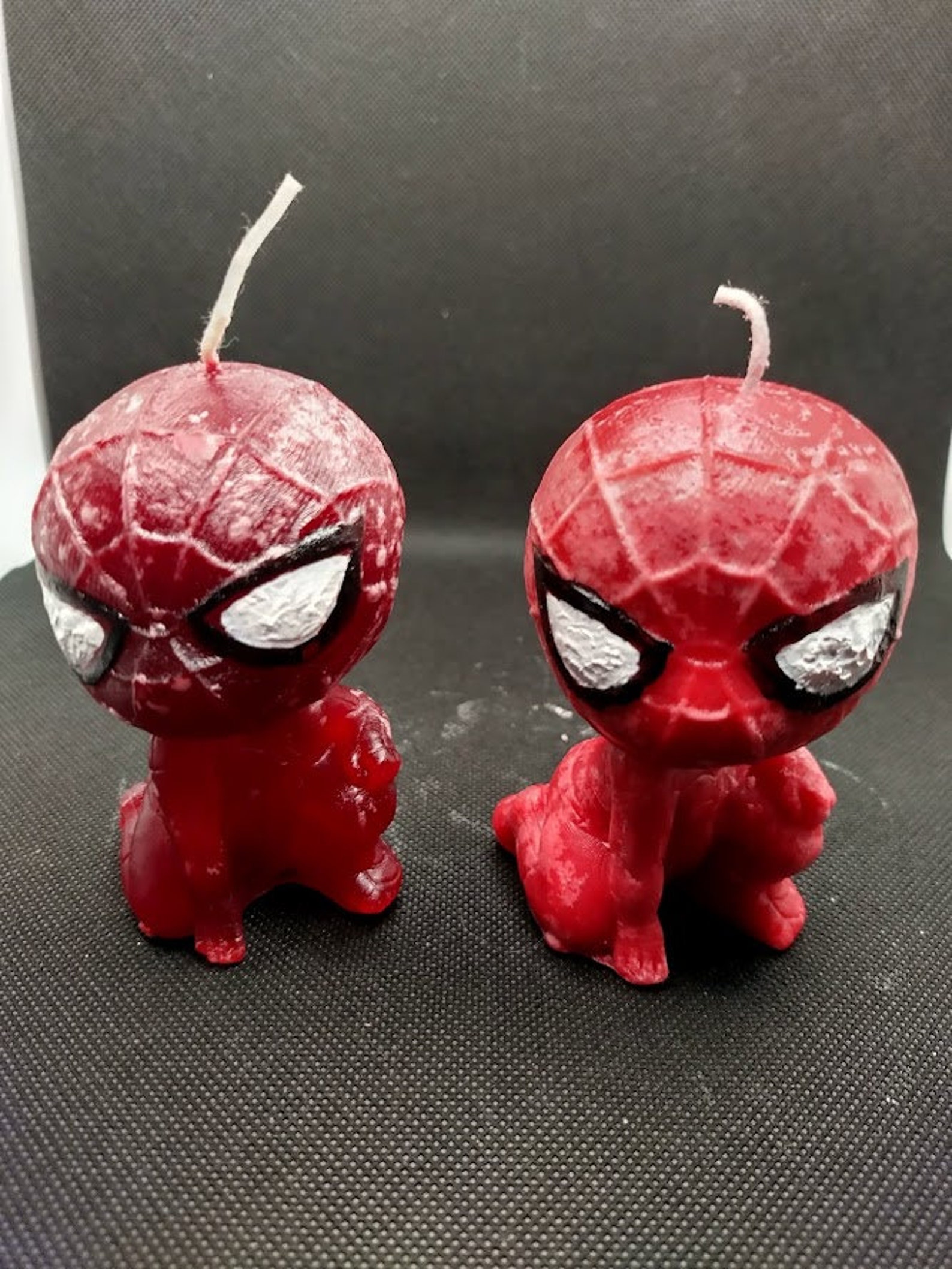 X-large Spiderman Birthday Cake Candle 4" X 2-1/2" - Etsy