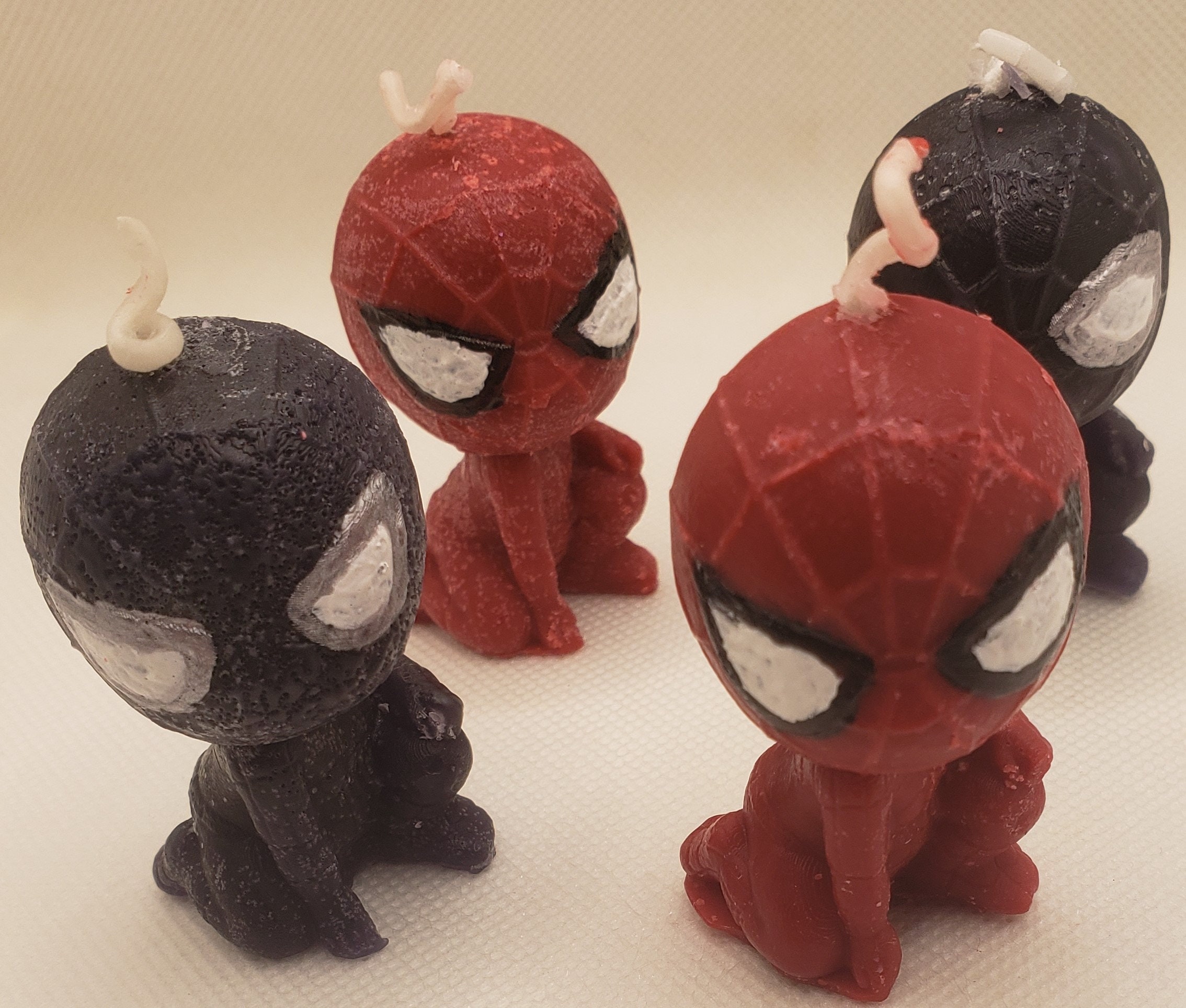 Spiderman Birthday Cake Candle - Etsy