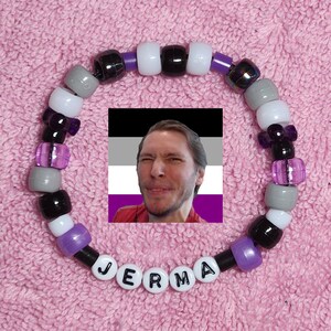 Jerma985 Inspired LGBTQ Pride Community Beaded Kandi Pony Beads Elastic ...
