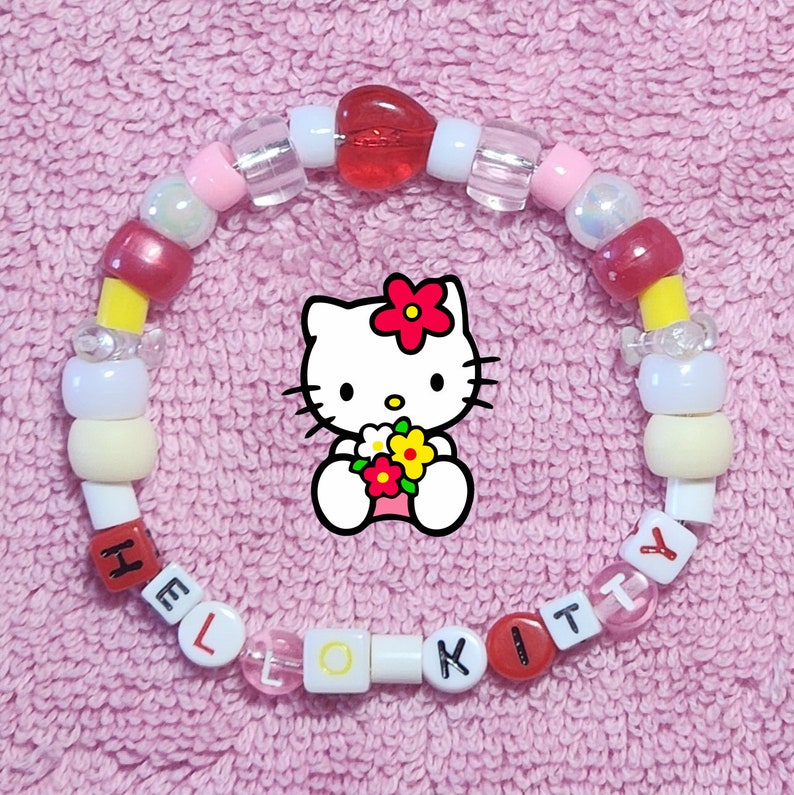Cute Kawaii Sanrio Inspired Pony Perler Beaded Kandi Bracelets - Etsy