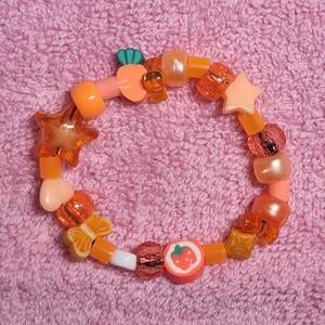 Kawaii Y2K Kidcore Cute Neon Rave Rainbow Random Pony Beads Kandi ...