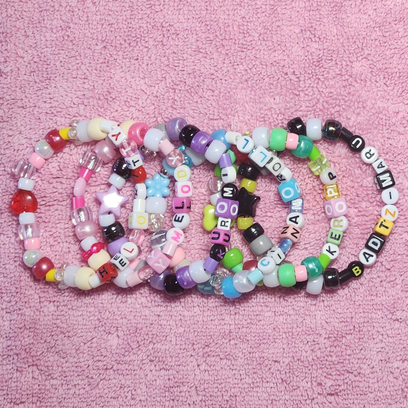 Cute Kawaii Sanrio Inspired Pony Perler Beaded Kandi Bracelets - Etsy
