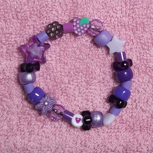 Kawaii Y2K Kidcore Cute Neon Rave Rainbow Random Pony Beads Kandi ...