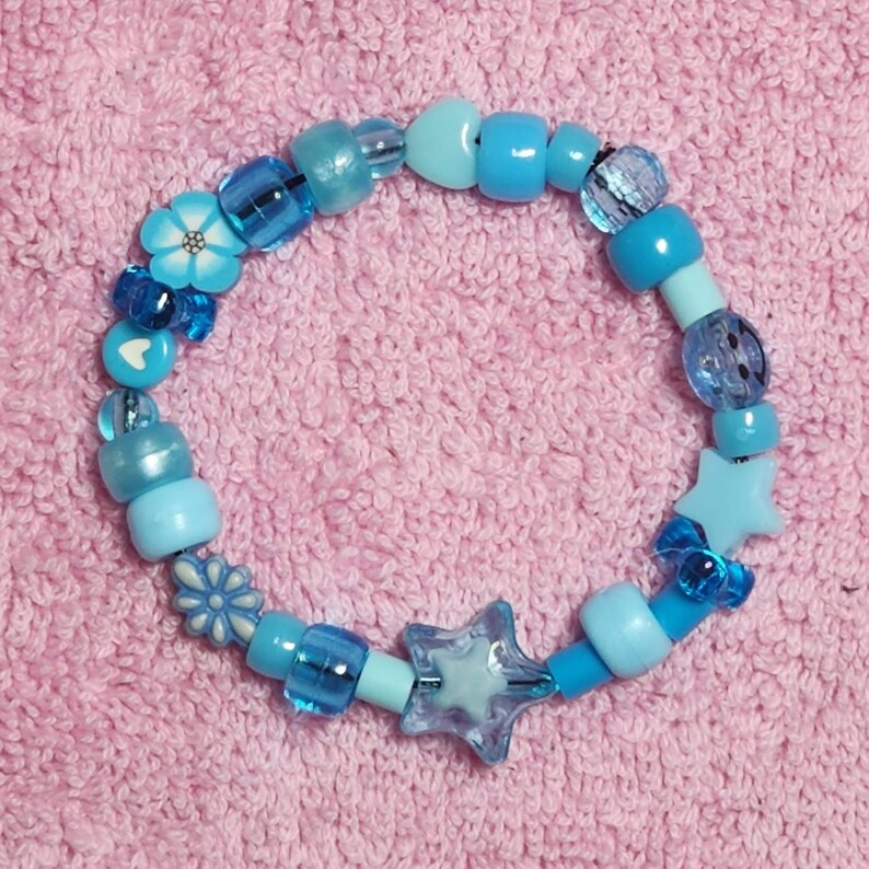 Kawaii Y2K Kidcore Cute Neon Rave Rainbow Random Pony Beads - Etsy