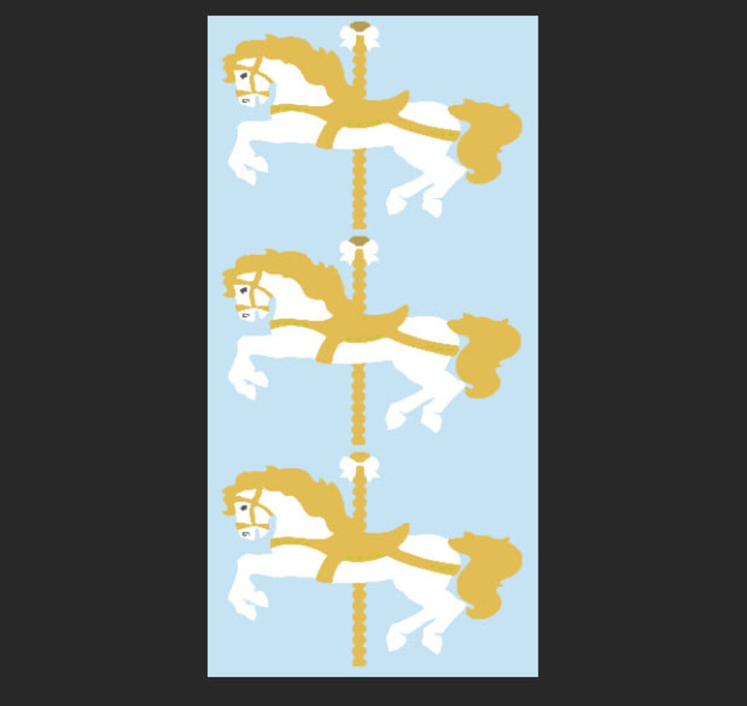 Carousel Custom Order Coroplast, Cutouts, Party Props (no Stand ...