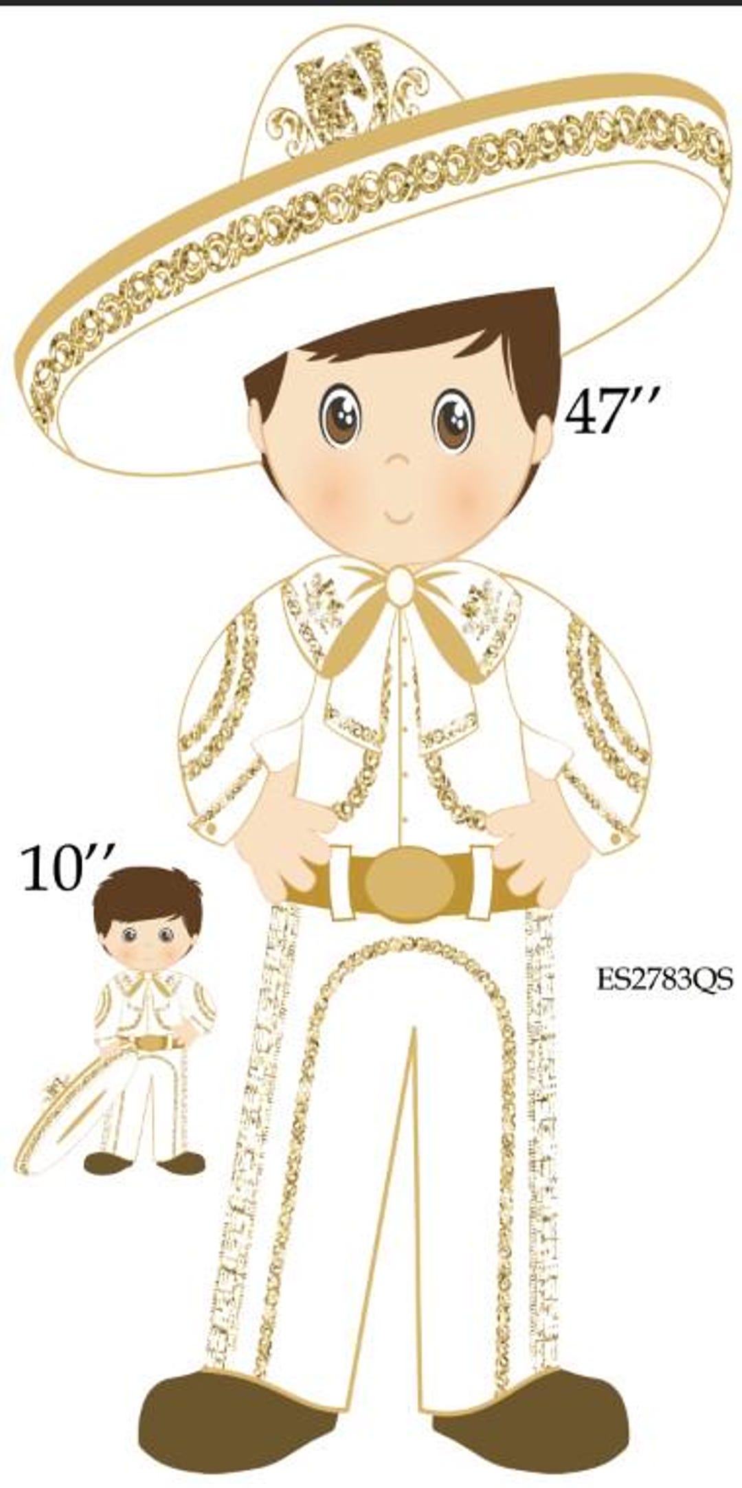 ES2783QS Charro Custom Order Coroplast Party Prop Decor (no Stand ...
