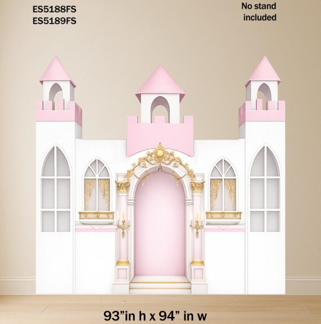Princess Castle PINK Coroplast Cutouts Props Party Decorations ( No ...