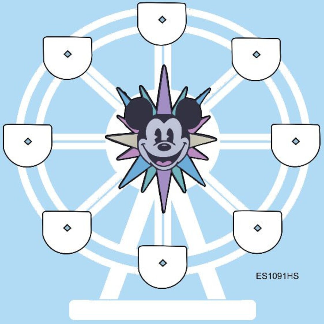 ES1091HS Ferris Wheel 4ft X 4ft Custom Order Coroplast Party Prop Decor ...