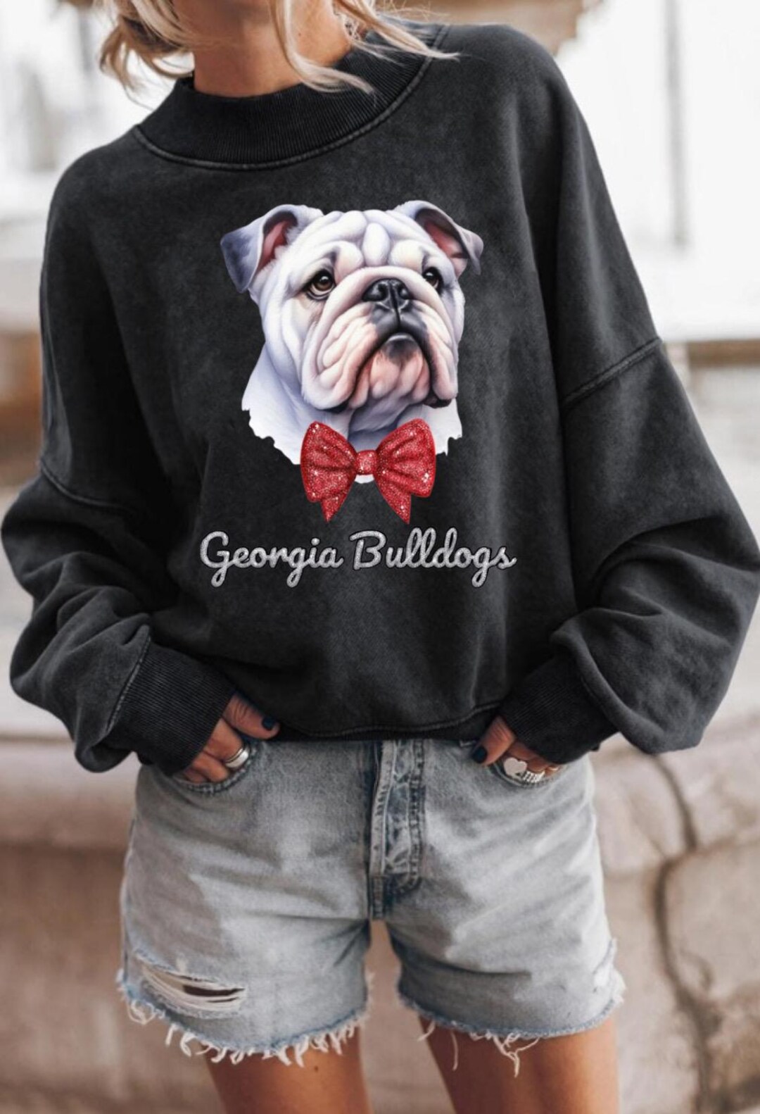 Georgia Bulldogs Faux Glitter PNG Sublimation and DTF Print Go Dawgs ...