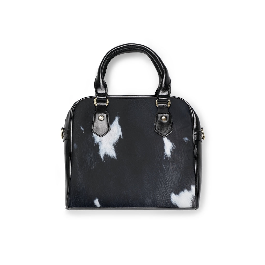 Cow Print Shoulder Handbag - Etsy