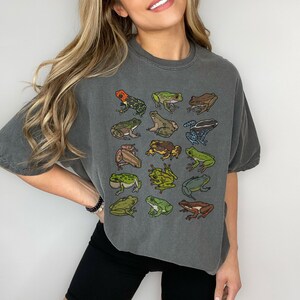 Frog T-shirt Cottagecore Frog Tshirt I Love Frogs T Shirt Cute Frog ...