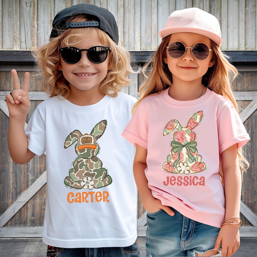 Personalized Easter Toddler Shirt, Egg Hunting Custom Easter Shirts ...