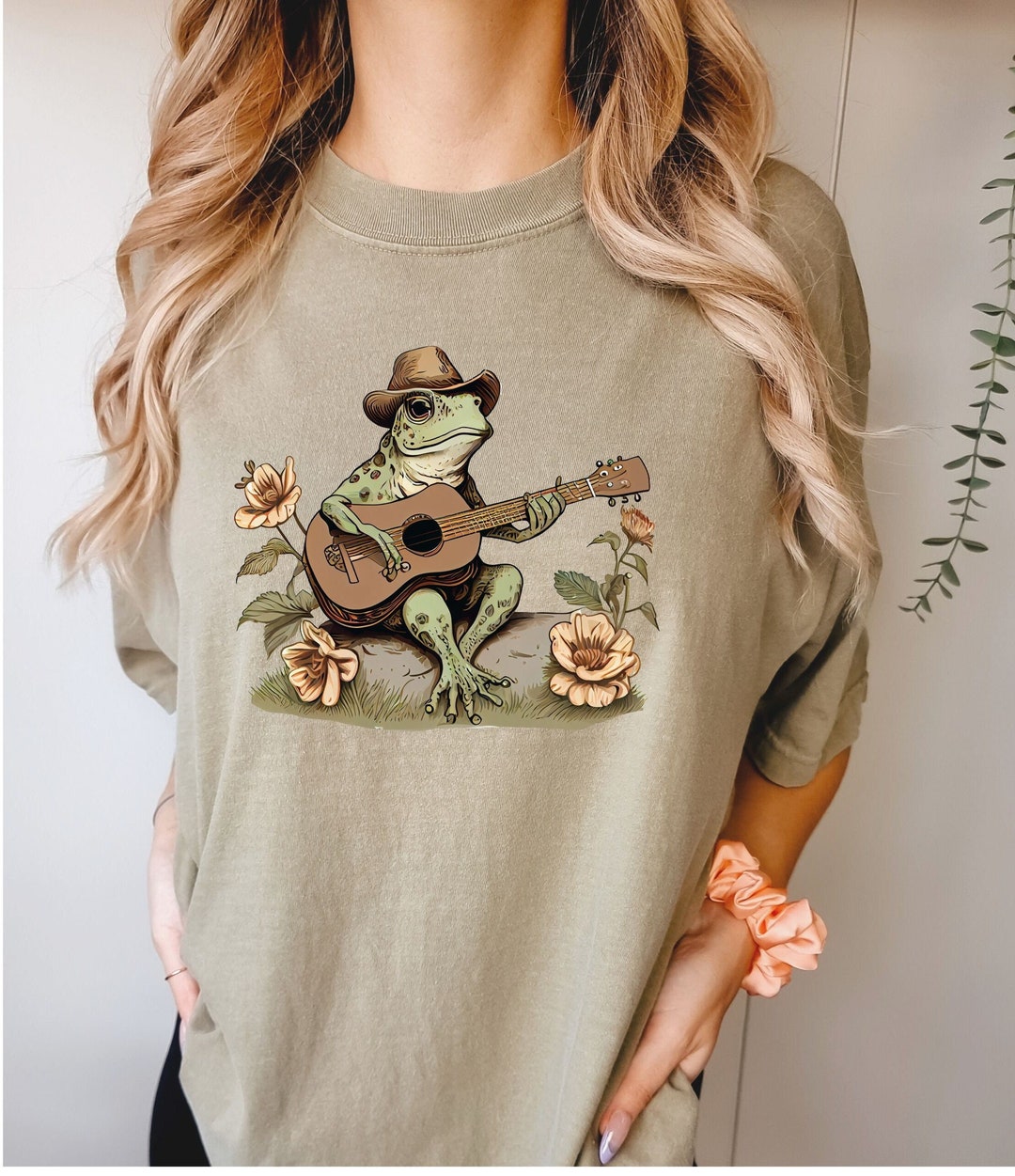 Cottagecore Frog T-shirt, Comfort Colors Frog Shirt, Man I Love Frogs ...