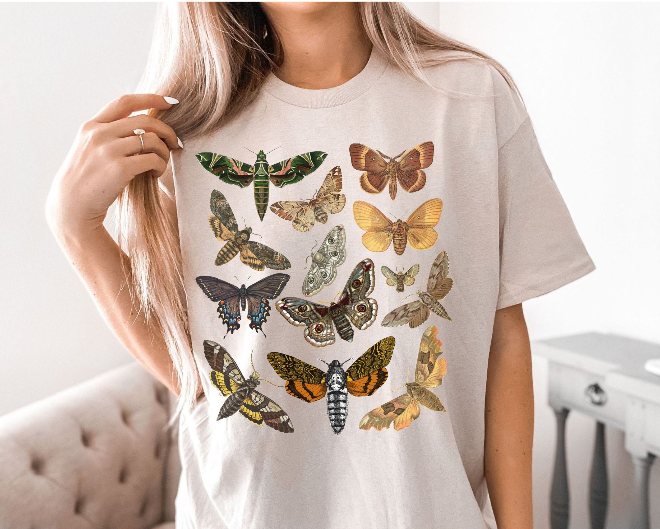 Moth Cottagecore Shirt Bug Insect Shirt Moth Cottage Core - Etsy