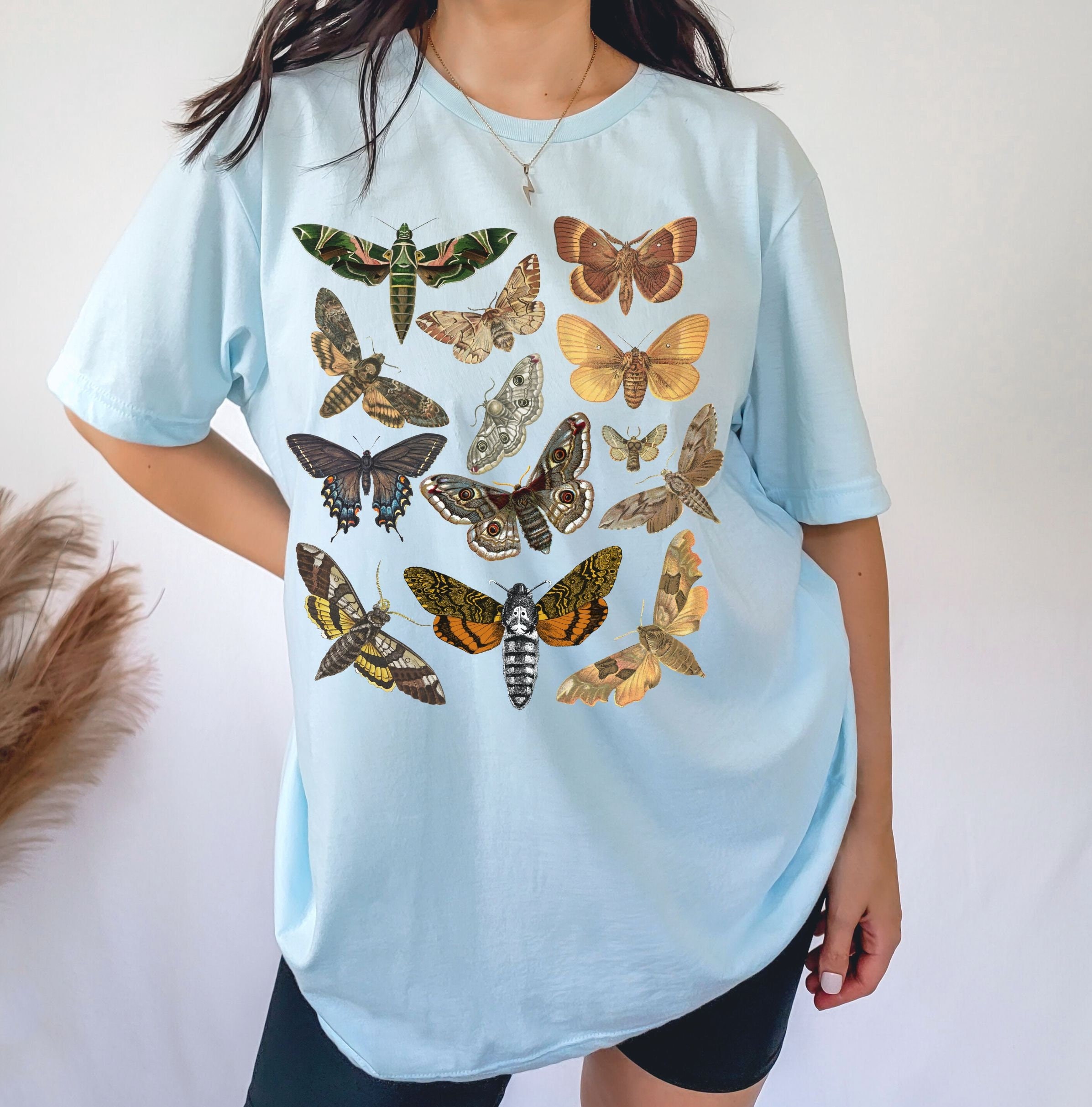 Moth Cottagecore Shirt Bug Insect Shirt Moth Cottage Core - Etsy