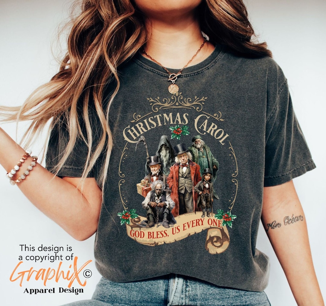 Christmas Carol Shirt, Scrooge and Marley Christmas Shirt, Cute Bookish ...