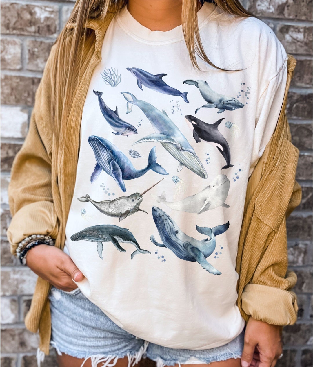 Whale Shirt, Comfort Colors Whale Tshirt, Sea Life T-shirt, Orca Shirt ...