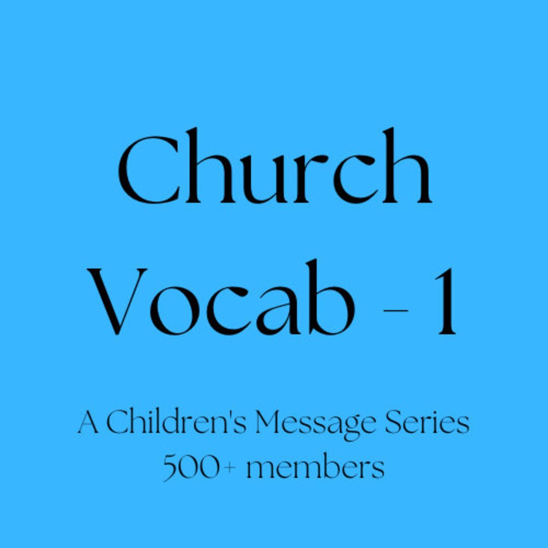Church Vocabulary Words Series 1: 500+ Members - Etsy