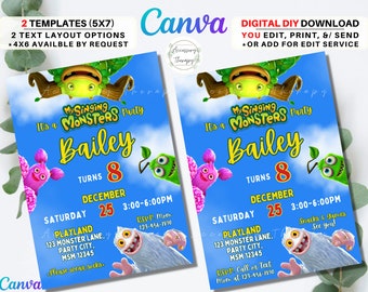 Editable My Singing Monsters MSM Regular Monsters, DIGITAL DIY ...