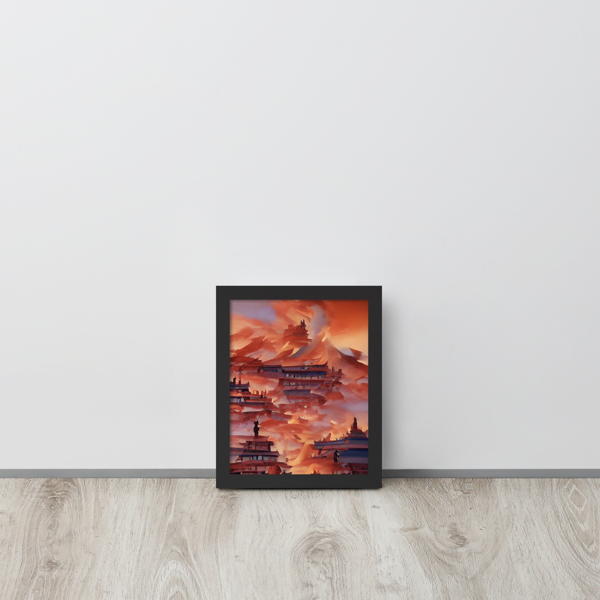 Fire Nation, Avatar Fire Nation, Wall Art, Wall Decor, Art, Framed ...