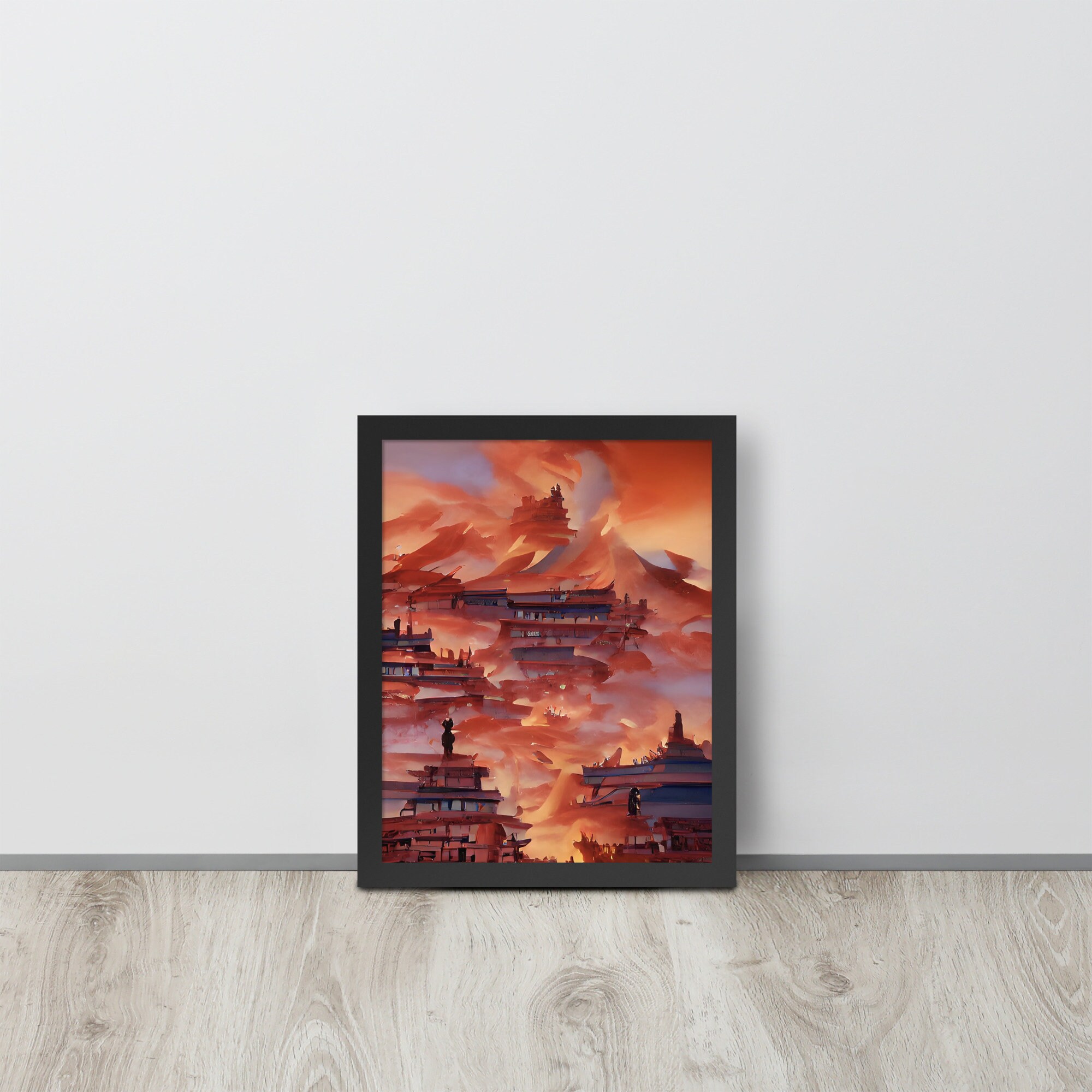 Fire Nation, Avatar Fire Nation, Wall Art, Wall Decor, Art, Framed ...