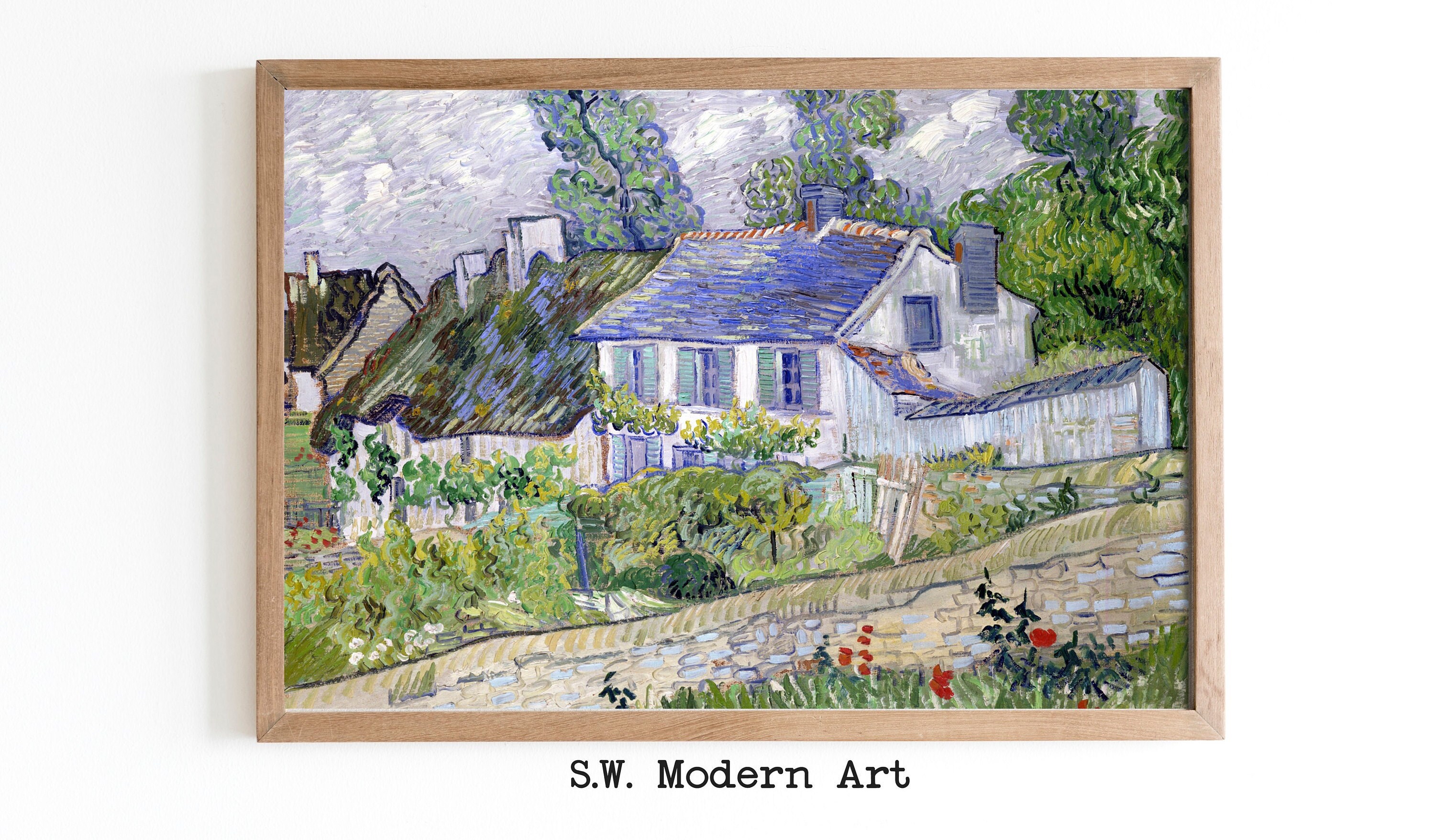 Abstract Cottage Painting