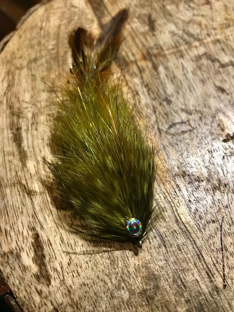 3-pack 4-inch Multi Jointed Streamer Flies Mighty Minnow gamechanger - Etsy