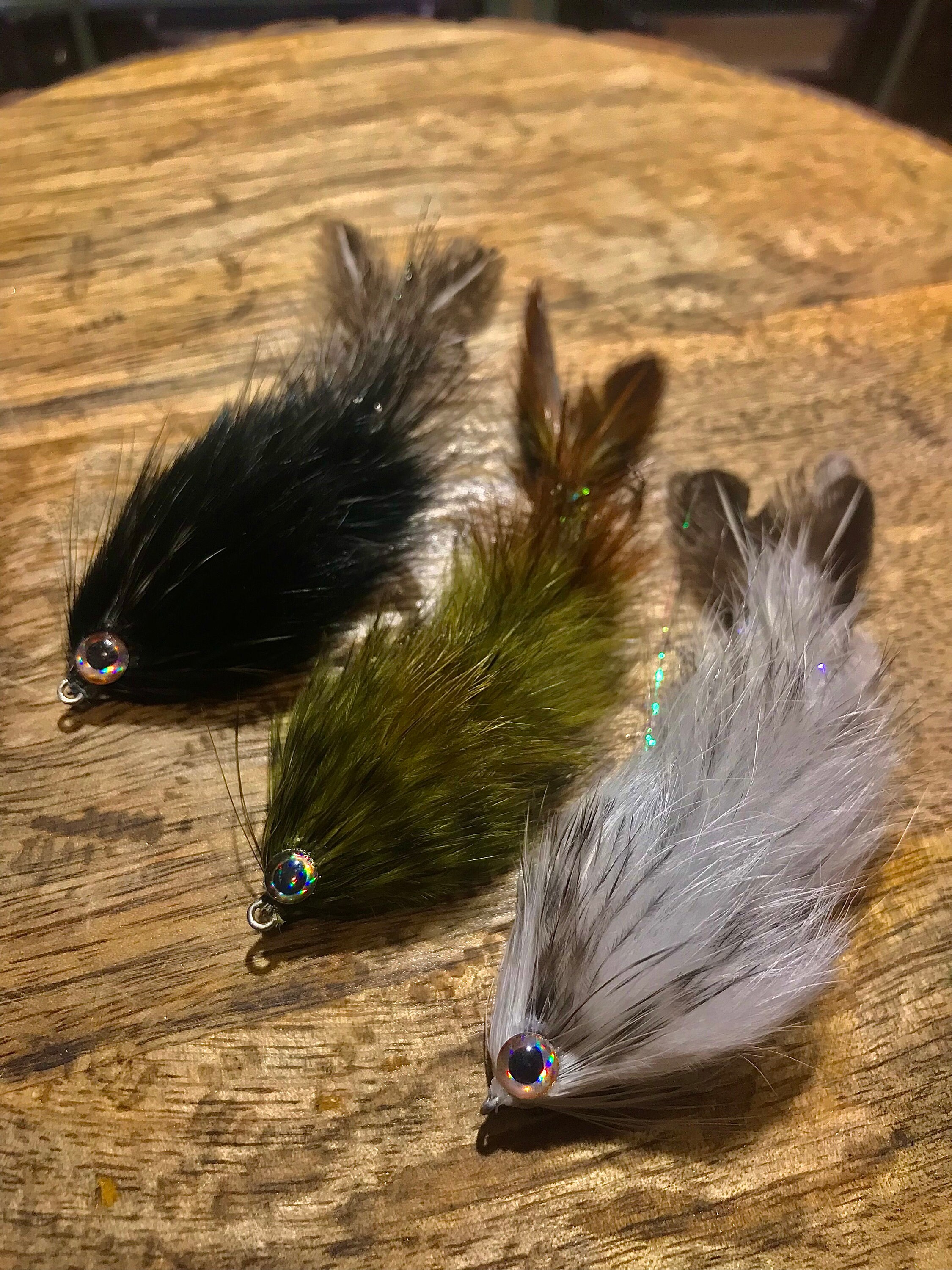 3-pack 4-inch Multi Jointed Streamer Flies Mighty Minnow gamechanger - Etsy
