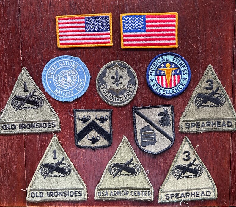 U.S. Army Patches, Vintage Lot, for Collectors - Etsy