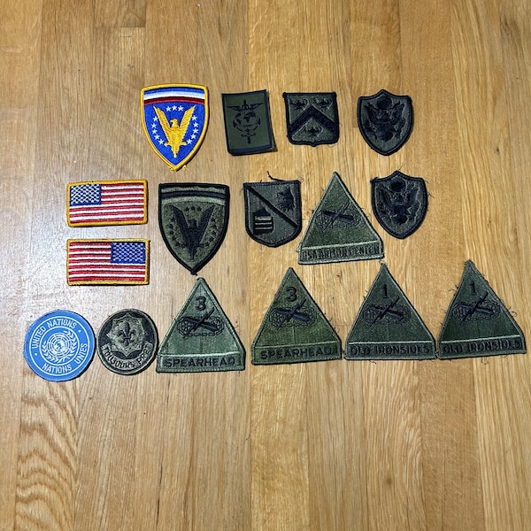 Vintage Army Patches - Etsy