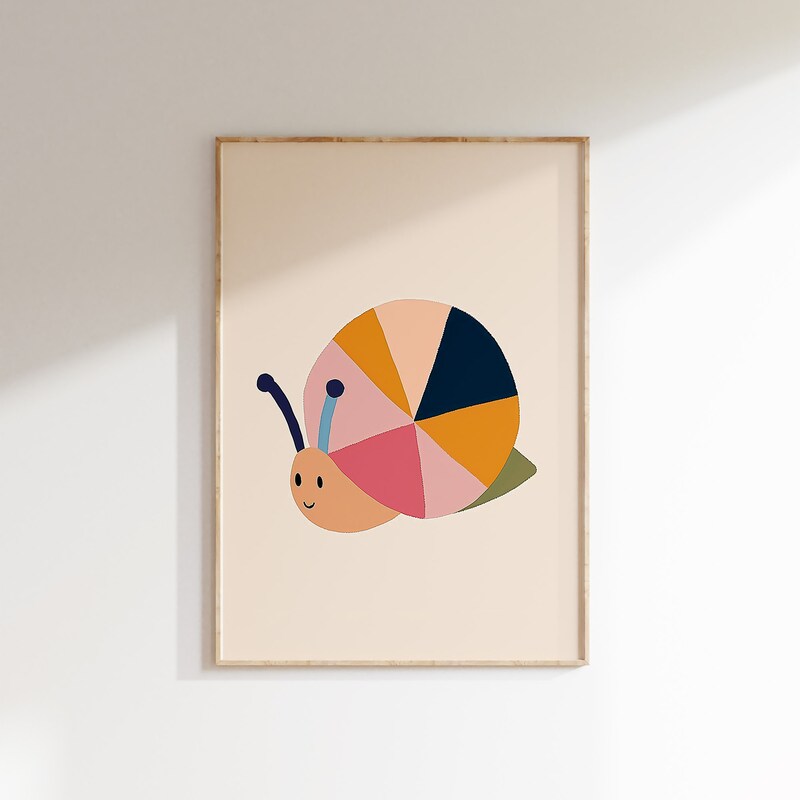 Snail Art Print - Etsy