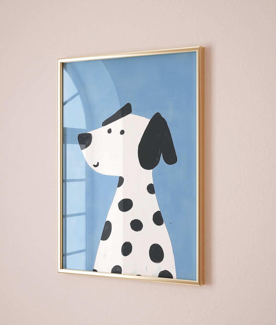 Dalmatian Dog Wall Art, Cute Animal Print for Kids Room, Playroom or ...