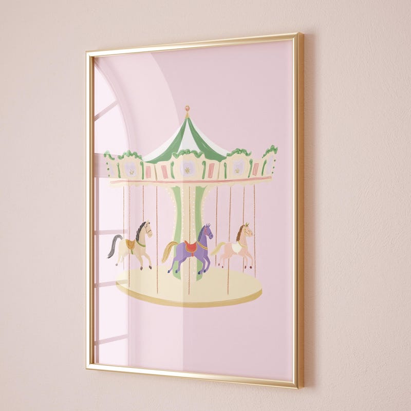 Carousel Print - Etsy