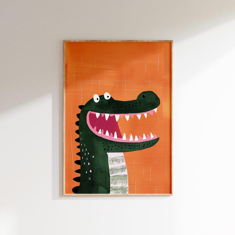 Crocodile Print - Etsy