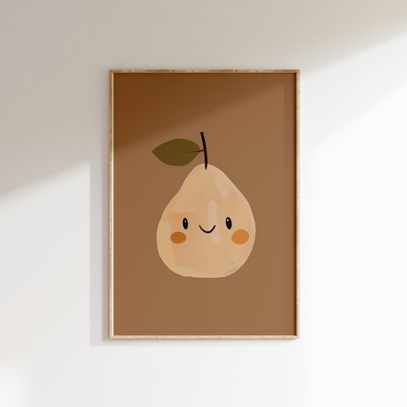 Pear Wall Art - Etsy