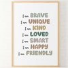 Positive Affirmations for Kids | Don't Quit - Do It Printable Wall Art ...