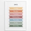 Navy Blue Alphabet Poster, Educational ABC Poster, Printable Alphabet ...
