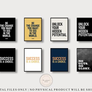 40 Printable Quotes Bundle, Printable Wall Art, Digital Download ...