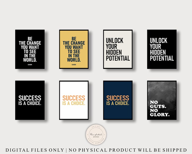 40 Printable Quotes Bundle Printable Wall Art Digital - Etsy