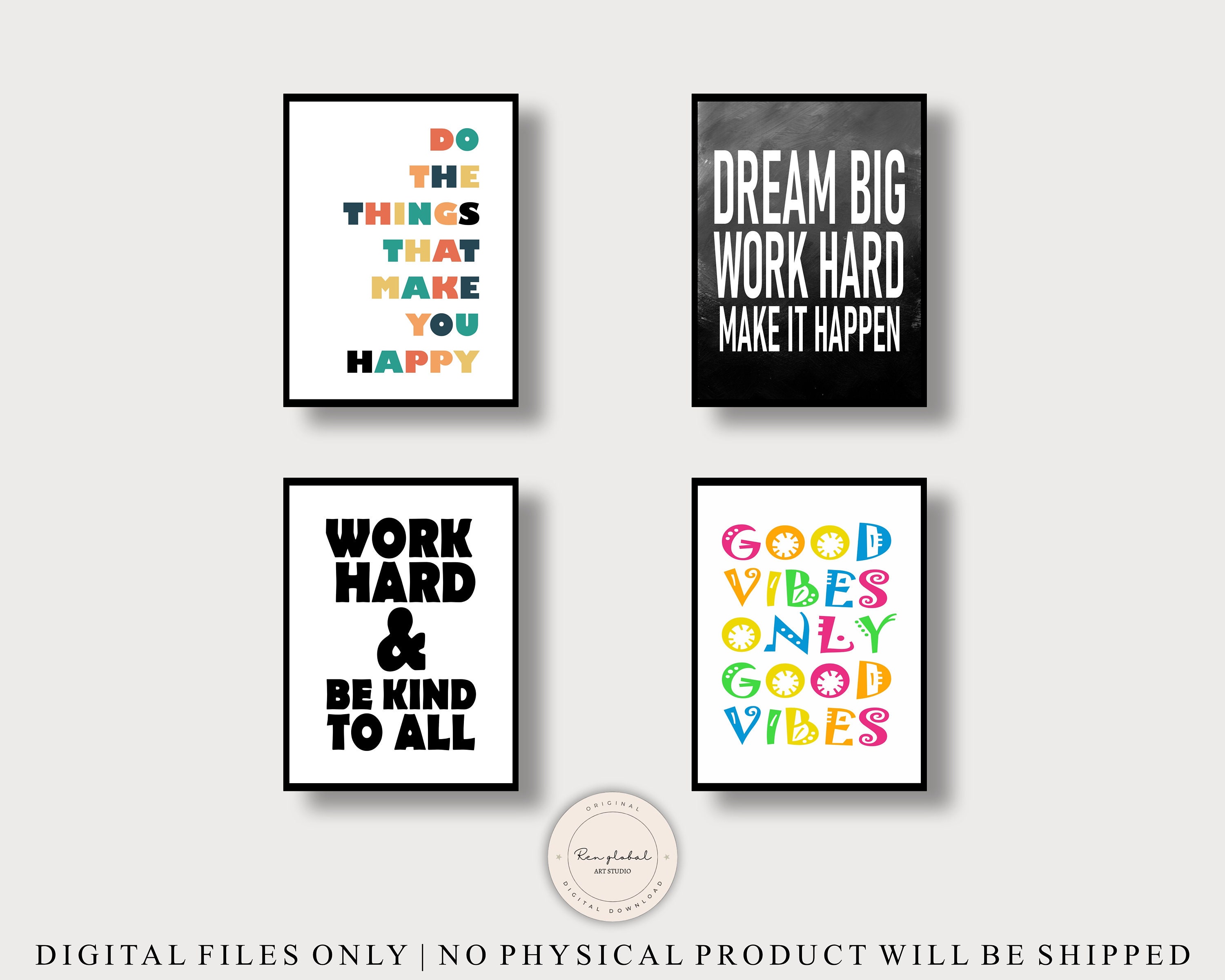 20 Printable Quotes Bundle, Premium Bundle, Printable Wall Art, Digital ...