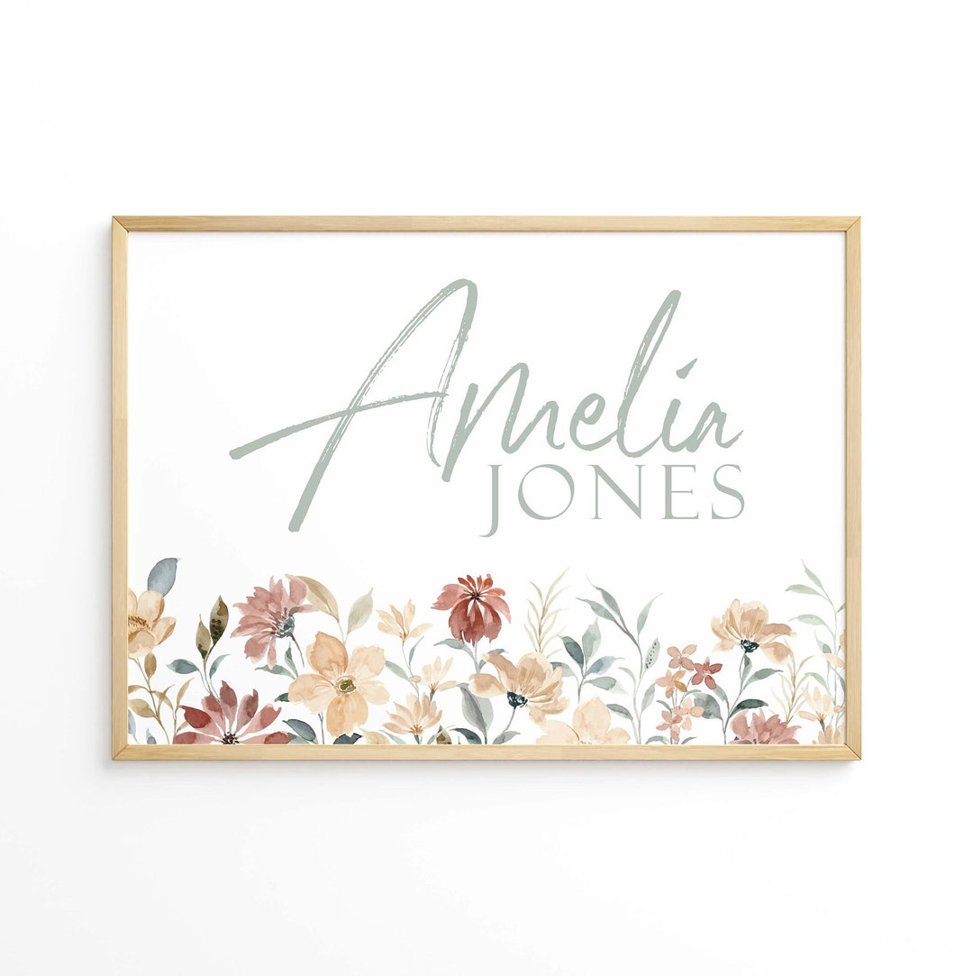 Custom Name Print, Name Printable, Personalized Name Print ...