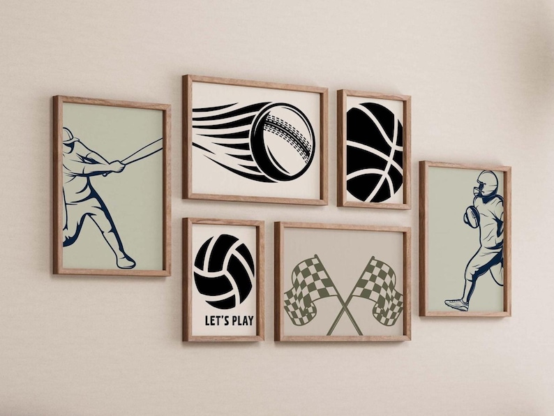 Rad Little Dude Boys Room Wall Art Set OF 100, Cool Teen Room Decor ...