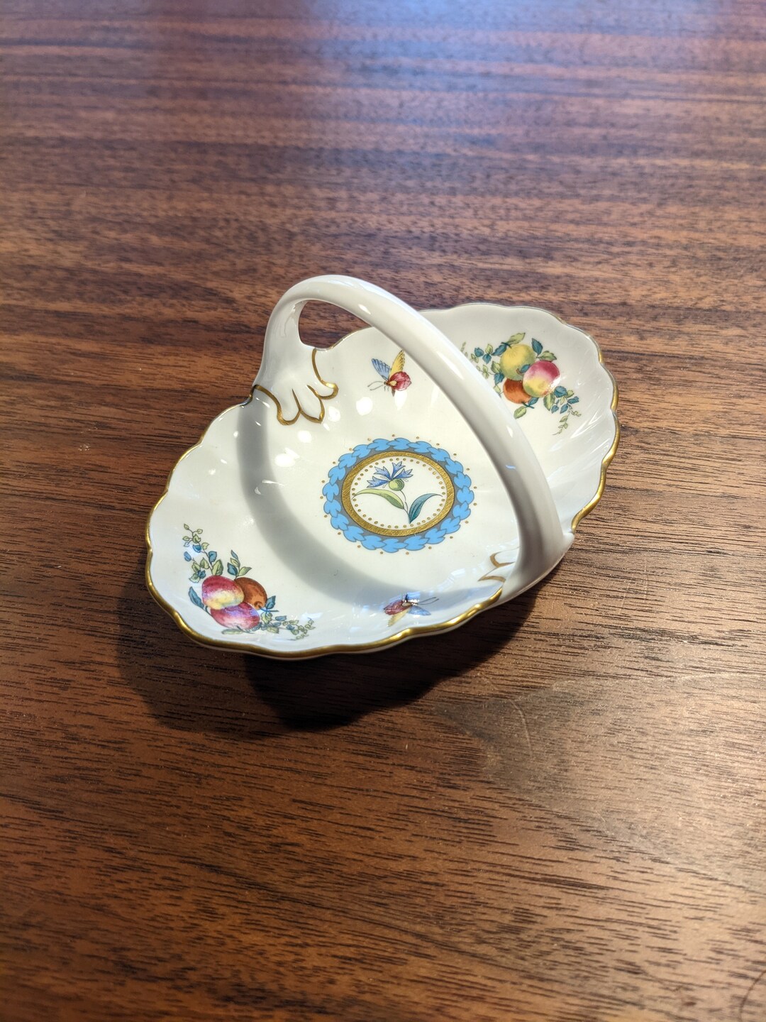 Spode Trapnell Fine Bone China Made in England Basket With Handle - Etsy