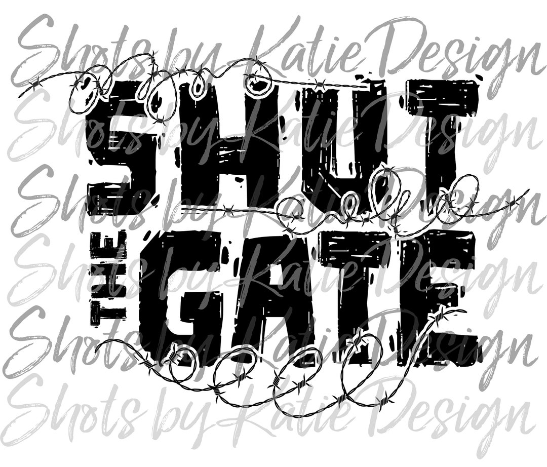 Shut the Gate PNG, Shut the Gate Vector, Digital Shut the Gate, Shut ...