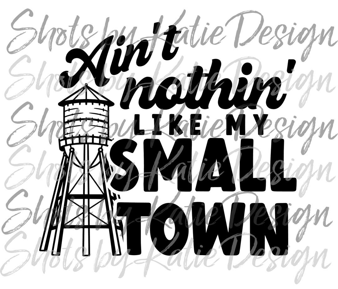 Small Town PNG, Small Town SVG, Digital Small Town, Small Town ...