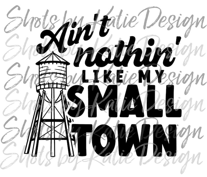 Small Town PNG, Small Town SVG, Digital Small Town, Small Town ...