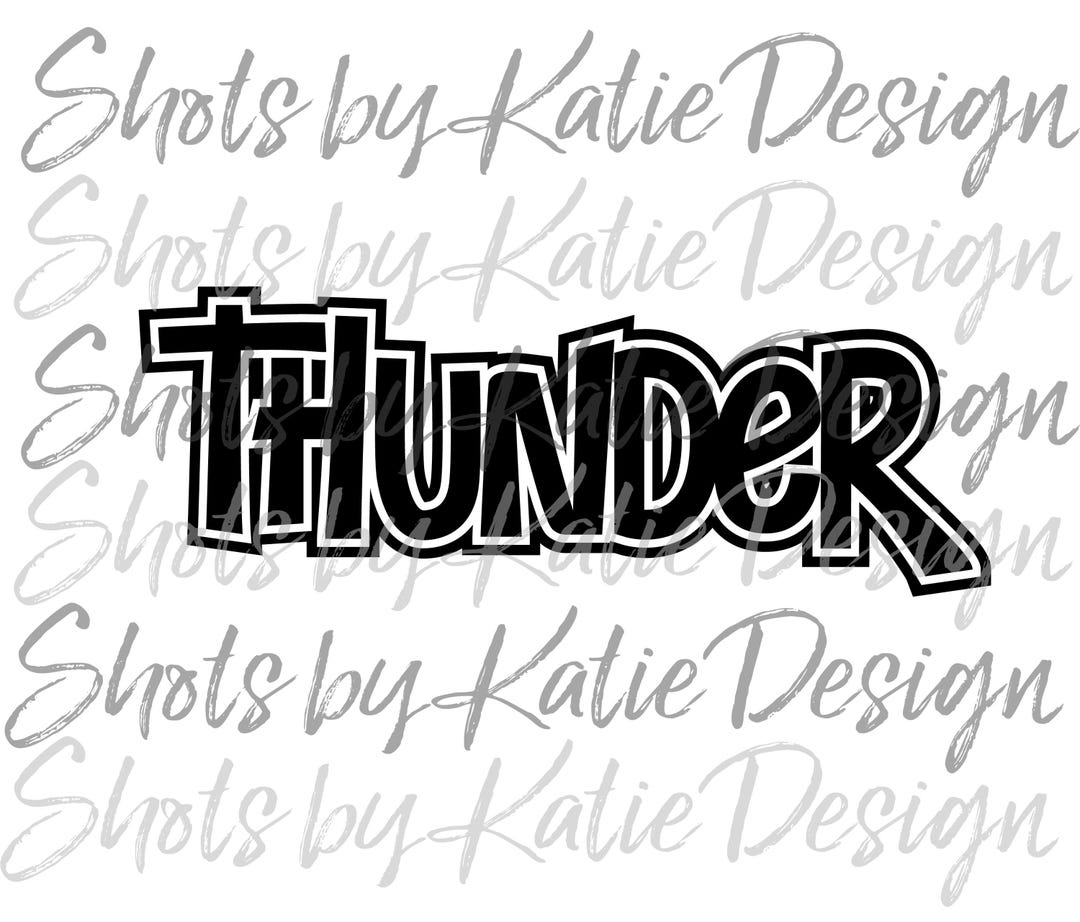 Thunder PNG, Thunder Vector, Thunder Digital, Thunder Letters, Thunder ...