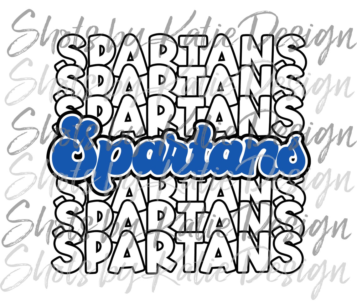 Spartans PNG, Spartans SVG, Digital Spartans Design, Spartans Letters ...