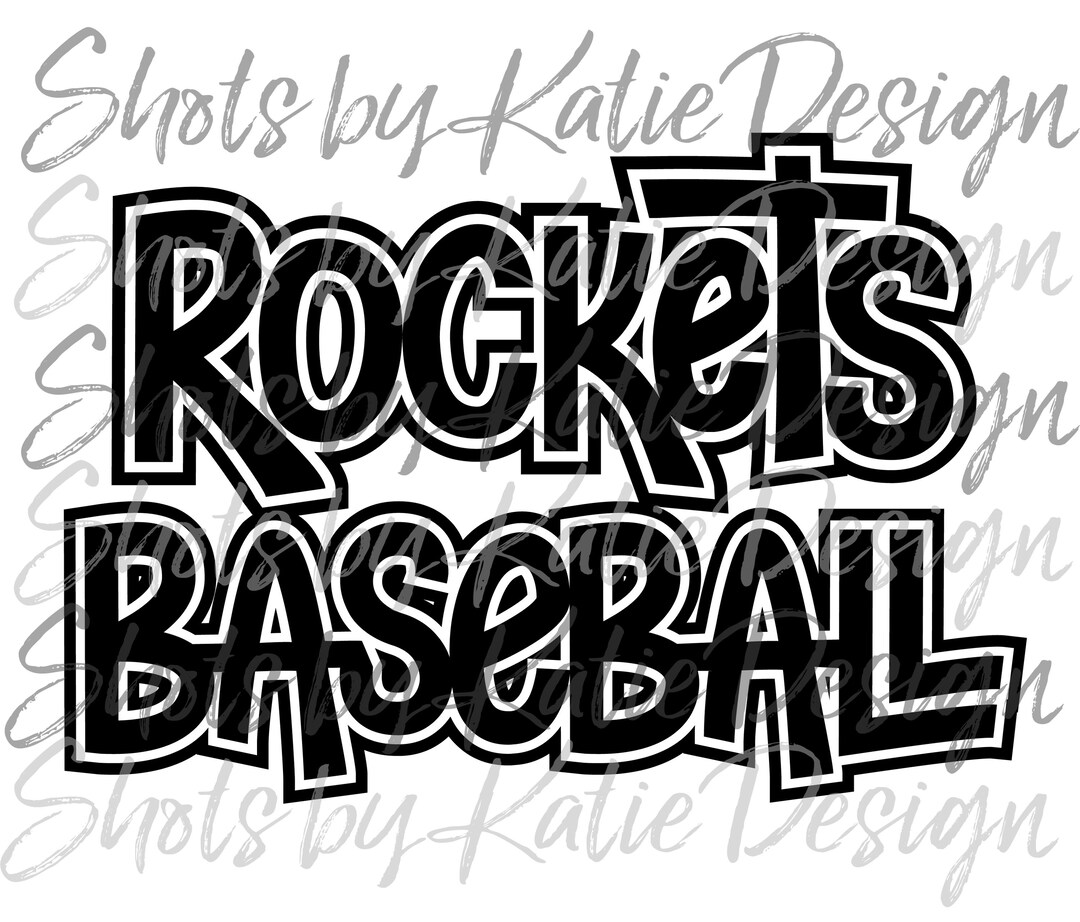 Rockets Baseball PNG, Rockets Baseball SVG, Digital Rockets, Rockets ...