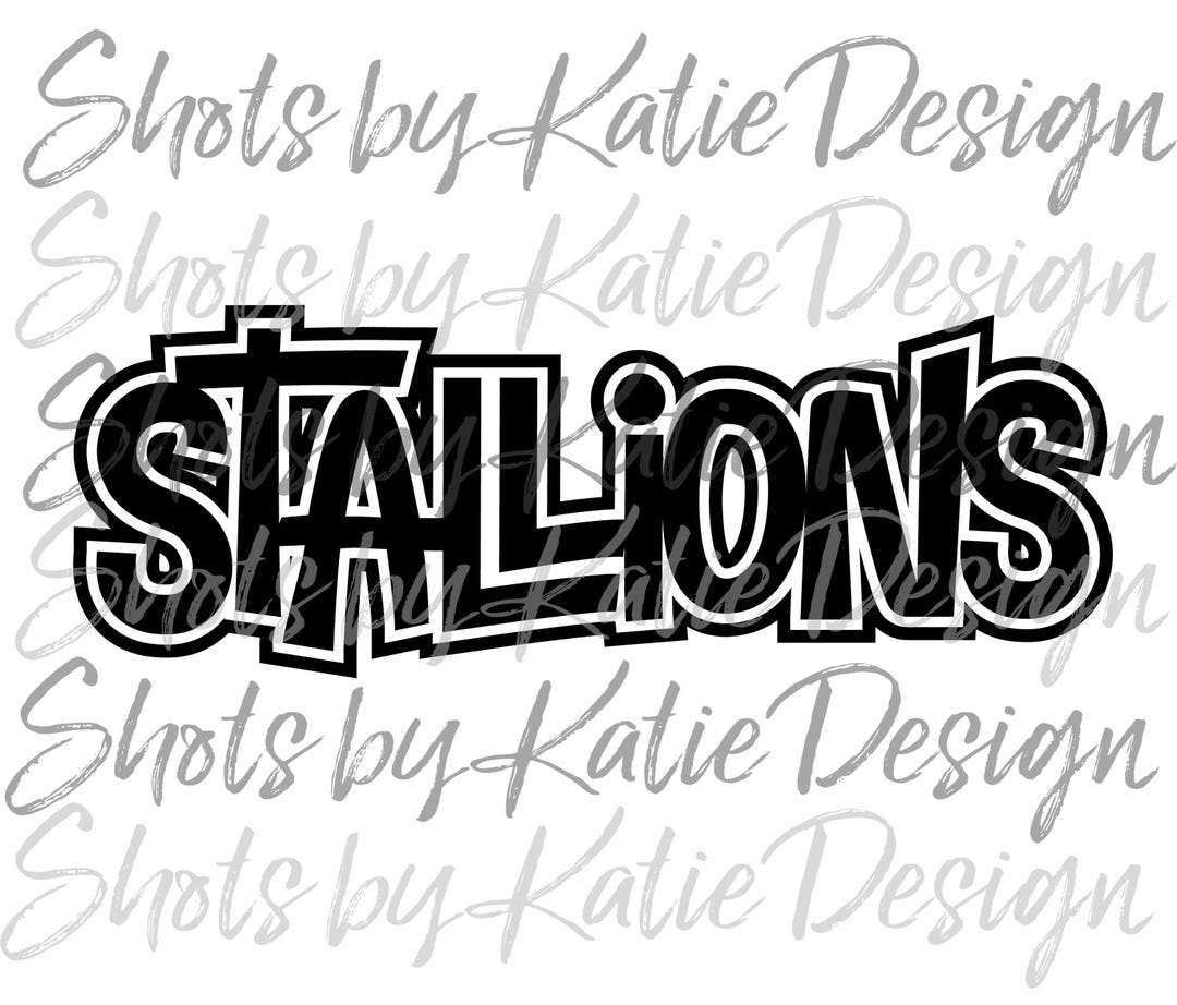 Stallions PNG, Stallions Vector, Stallions Digital, Stallions Letters ...